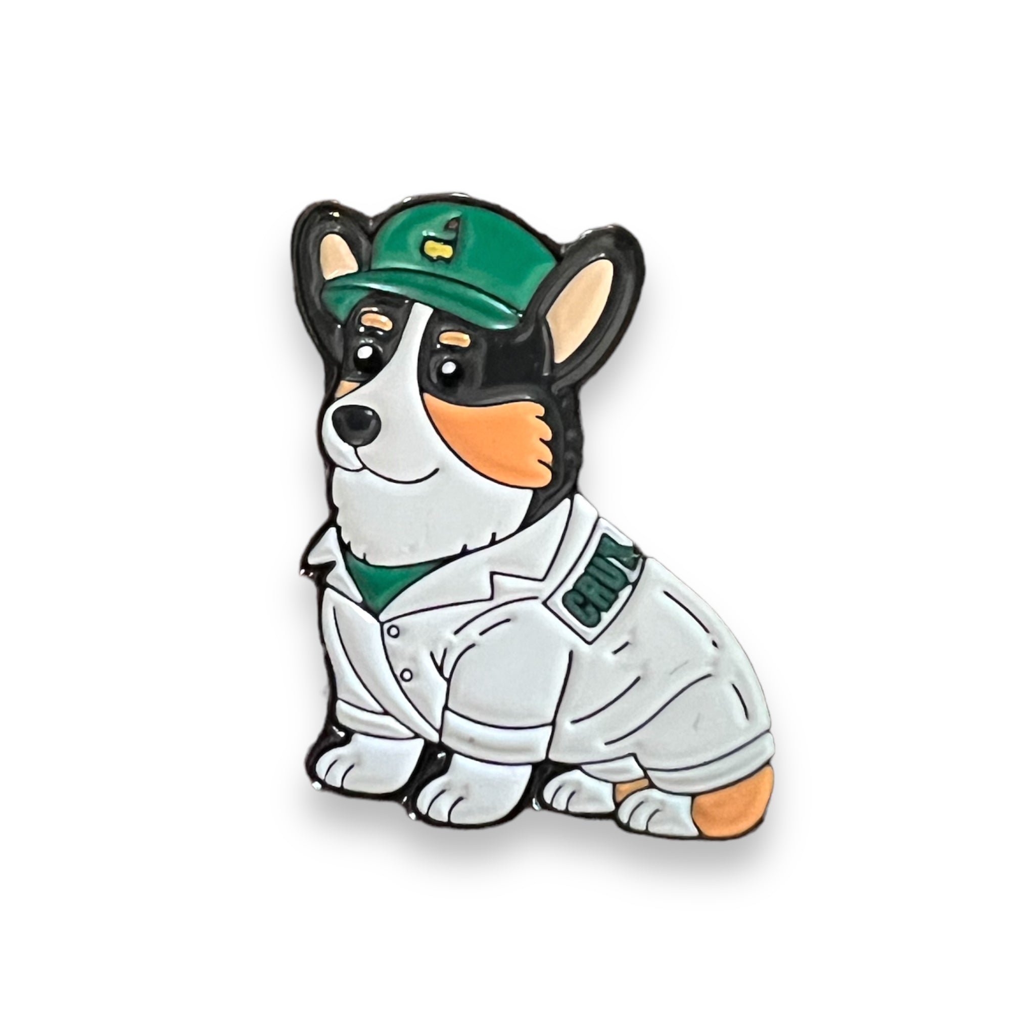 The Tri Color Corgi Caddy Ball Marker – Crux Golf